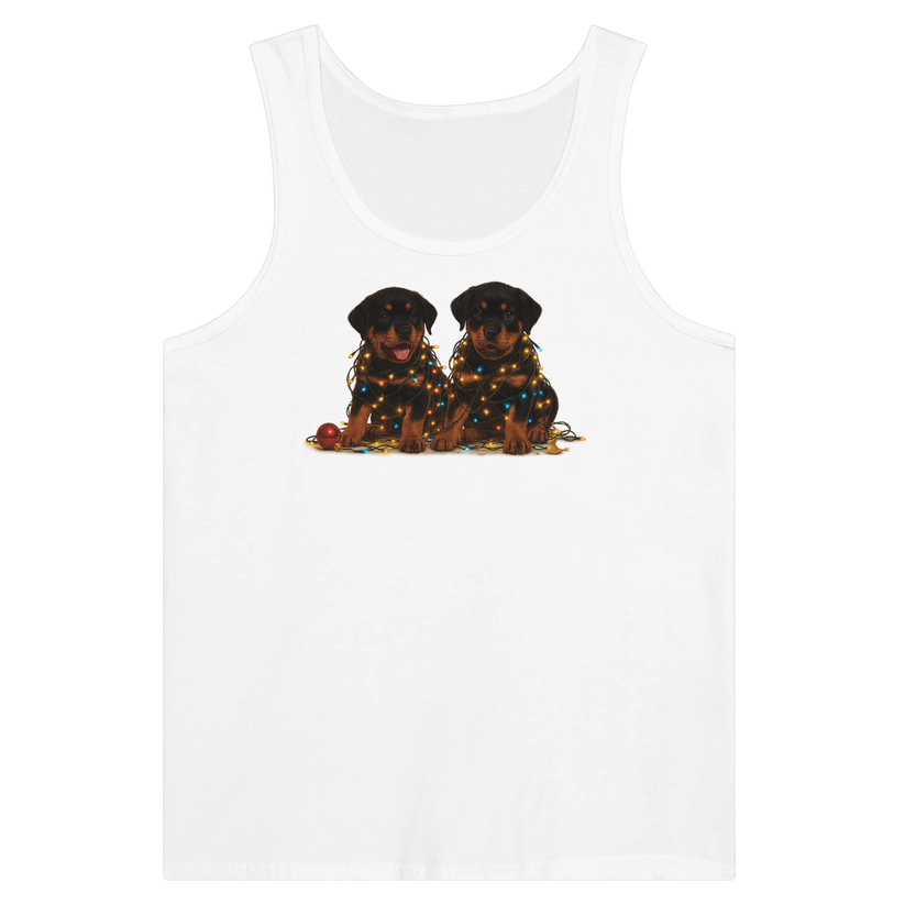 Double Trouble & Rott Shop Logo - Premium Unisex Tank Top – The Rott Shop
